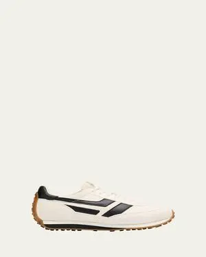 TOM FORD Mick Tech Fabric And Suede Sneakers - White/black