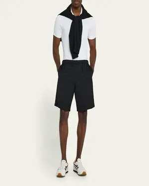TOM FORD Mick Tech Fabric And Suede Sneakers - White/black