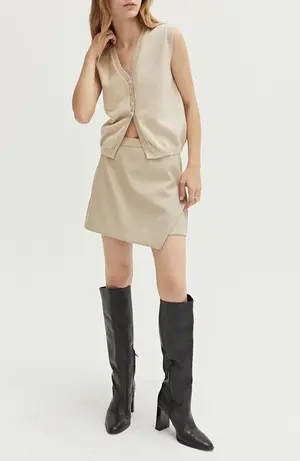 CRESCENT Wrap Mini Skort