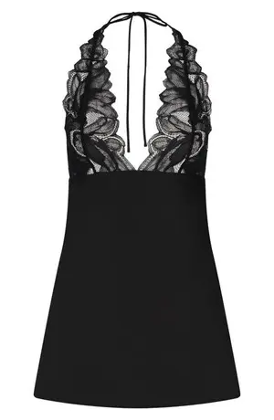 Hunkemoller Billie Hater Lace Trim Chiffon Chemise
