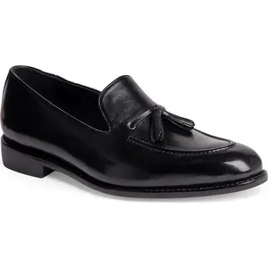 ANTHONY VEER Kennedy Tassel Loafer - Black