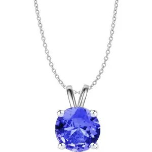 DONATELLO GIAN Name' Created Tanzanite Necklace - Silver