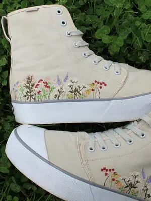 BANGS SHOES Wildflower Wanderer Platform High-tops