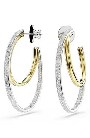 SWAROVSKI Hyperbole Hoop Earrings
