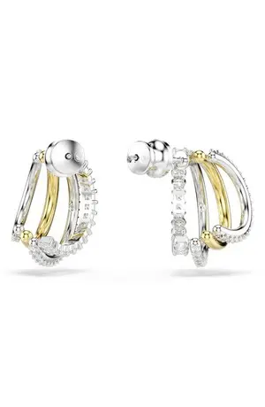 SWAROVSKI Hyperbola Hoop Earrings