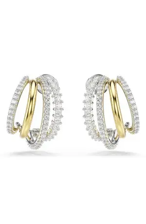 SWAROVSKI Hyperbola Hoop Earrings