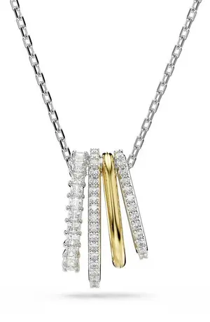 SWAROVSKI Hyperbola Pendant Necklace - Silver