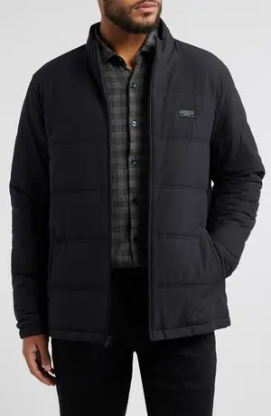 Travis Mathew Palisades Nylon Puffer Jacket - Black