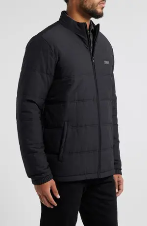 Travis Mathew Palisades Nylon Puffer Jacket - Black