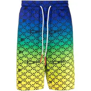 Off-White Athl Monogram Shorts Multicolor
