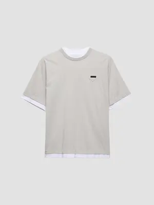 Prada Cotton T-shirt Grey