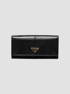 Prada Leather Wallet - Black