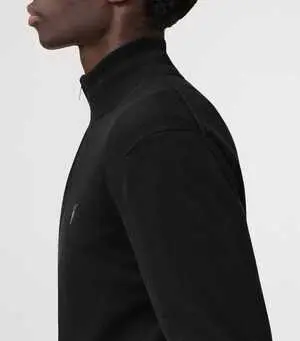 ALLSAINTS Kilburn Quarter-zip Sweater - Black