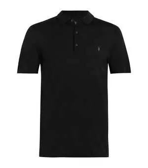 ALLSAINTS Merino Wool Mode Polo Shirt