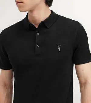 ALLSAINTS Merino Wool Mode Polo Shirt