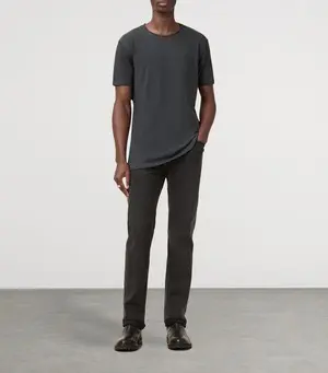 ALLSAINTS Organic Cotton Figure T-shirt - Grey