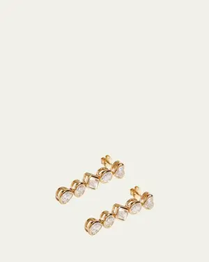 KENDALL ROW Lablove 14k Lab Grown Diamond Dangle Earrings