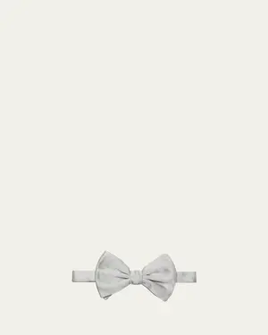 Giorgio Armani Giorgio Armani Silk Bow Tie Blue