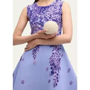 Judith Leiber Sphere Pearly Minaudiere