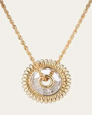Moritz Glik 18k Yellow Sapphire, And Diamond Kaleidoscope Shaker Necklace - Gold