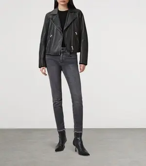 ALLSAINTS Leather Dalby Biker Jacket