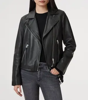 ALLSAINTS Leather Dalby Biker Jacket