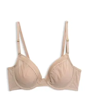 Hanky Panky Unlined Mesh Underwire Bra - Chai