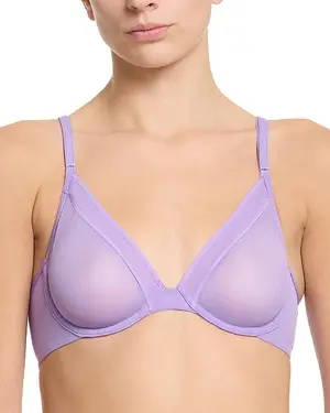 Hanky Panky Unlined Mesh Underwire Bra Grape Juice