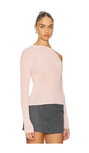 LOVERS AND FRIENDS Katalina Off The Shoulder Sweater - Pink