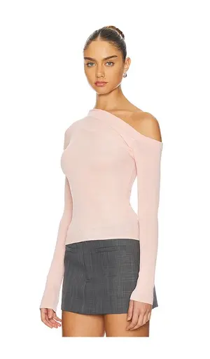 LOVERS AND FRIENDS Katalina Off The Shoulder Sweater - Pink