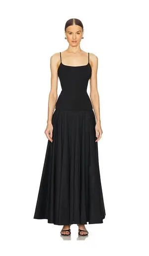 L'academie Laure Maxi Dress - Black