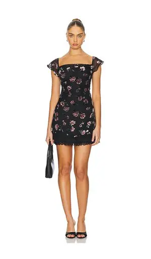 Tie Shoulder Mini Dress