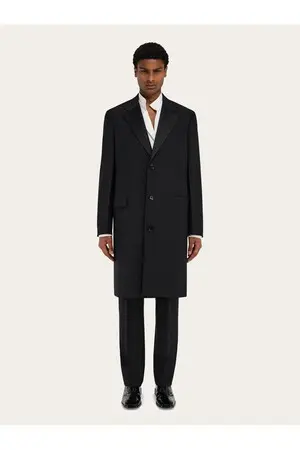FERRAGAMO Single-breasted Wool-mohair Coat