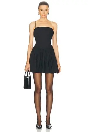 L'academie Simone Mini Dress - Black