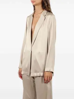 Herno Single-button Satin Blazer