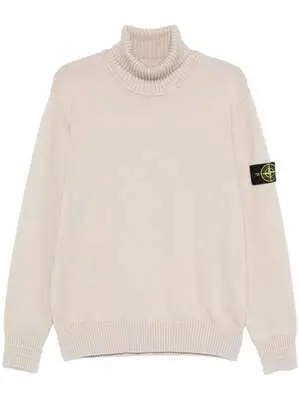 Stone Island Compass Badge Sweater - Neutrals