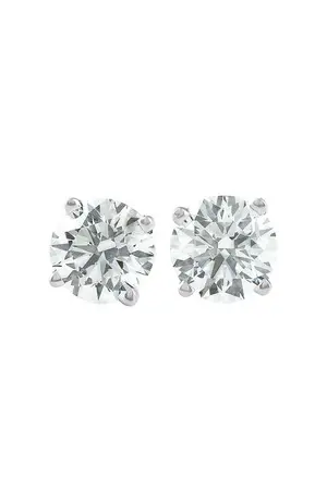 BLISS DIAMOND 1 1/2ct Lab Grown Diamond Stud Earrings - 950 Platinum