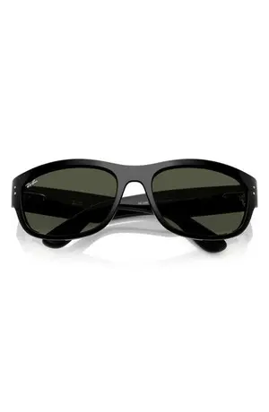 Ray-ban 63mm Pillow Sunglasses - Black
