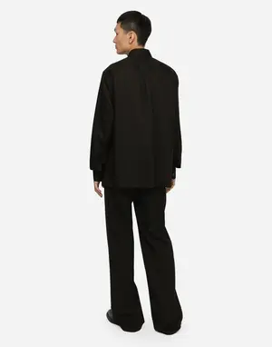 Dolce & Gabbana Back Linen Embroidered Shirt