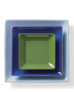 Kate Spade New York Make It Pop 3 Piece Tray Set - Blue
