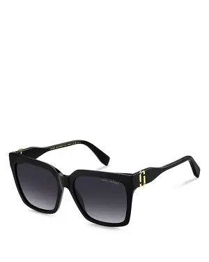 Marc Jacobs Square Sunglasses, 57mm - Black