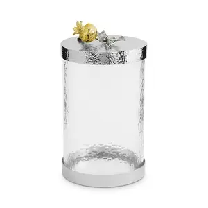 Michael Aram Pomegranate Silver & Gold Medium Canister - No Color