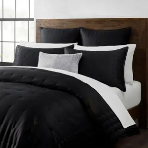 Donna Karan New York Hammered Silk And Cotton Quilt, King