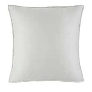 Donna Karan New York Hammered Silk Euro Sham - Platinum