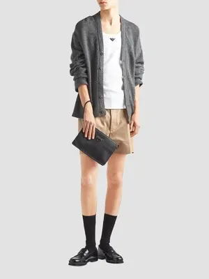 Prada Saffiano Leather Pouch