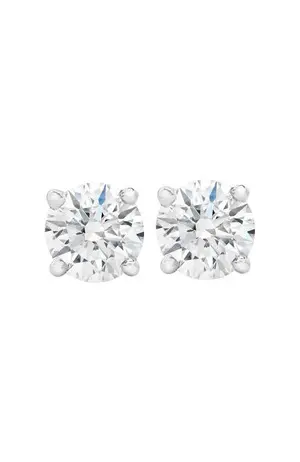 BLISS DIAMOND 2 1/2ct T.w. Lab Grown Diamond 14k Gold Stud Earrings - 14k White Gold