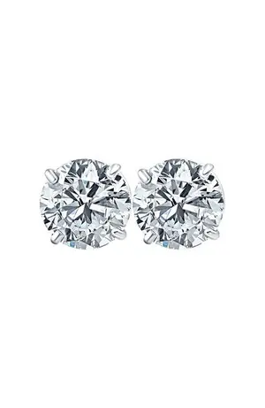 BLISS DIAMOND 1 1/2ct Lab Grown Diamond Stud Earrings - 14k White Gold
