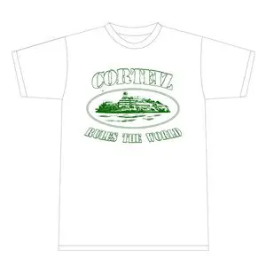 CORTEIZ Alcatraz Tee Shirt - White/green