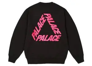 PALACE P3 Glitter Crew - Black