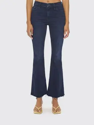 MOTHER Flared Jeans With Raw Edge Hem